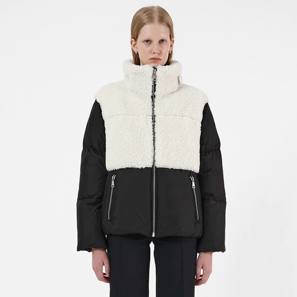 Apparis | Jackets & Coats | Nwt Apparis Phoebe Puffer Jacket In Black ...